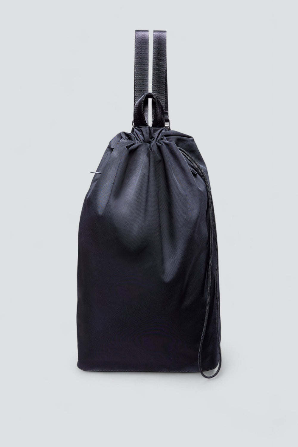 Black Nylon Large Drawstring - Kaan – Assembly New York