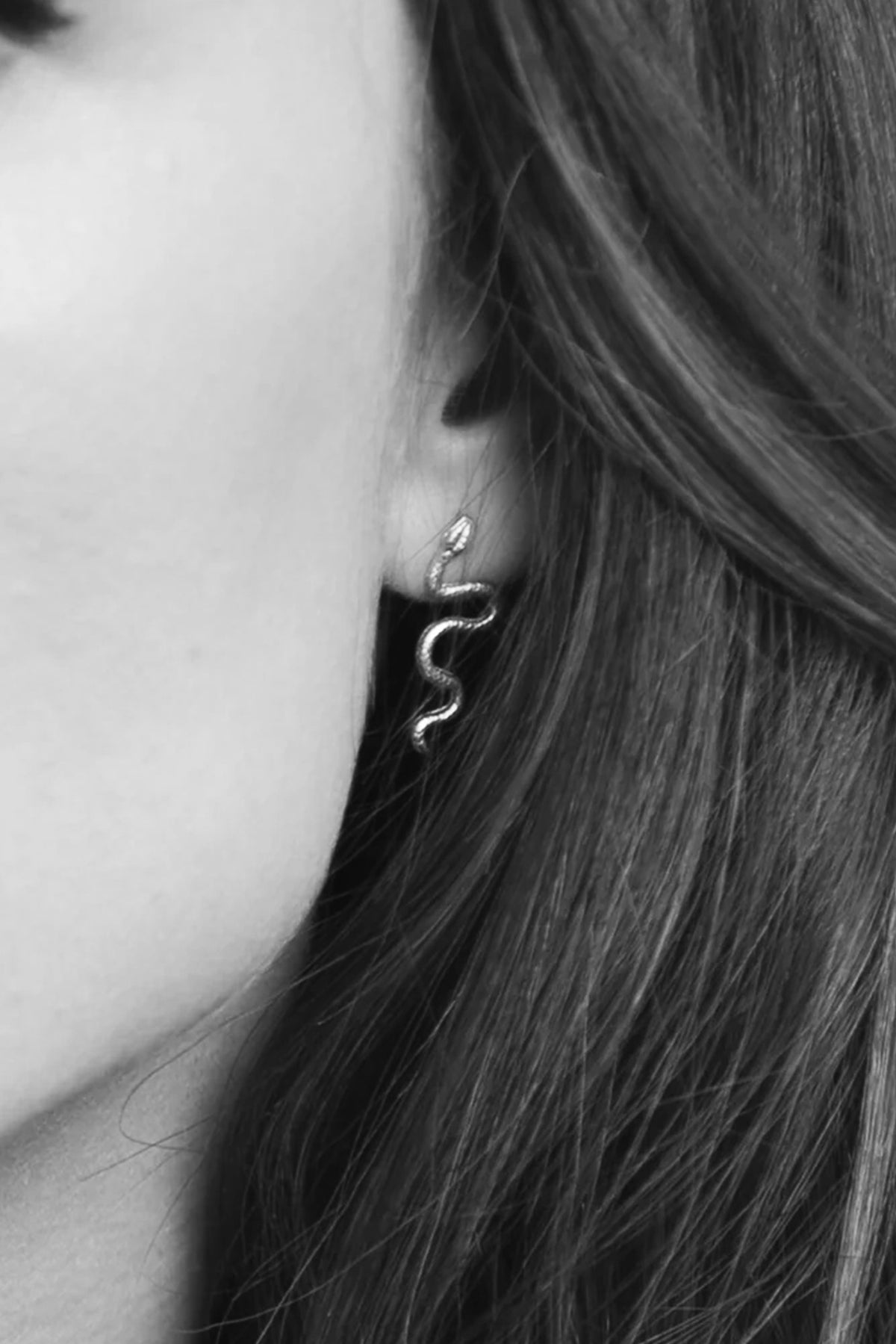 Gold Snake Earring Stud - Talon – Assembly New York