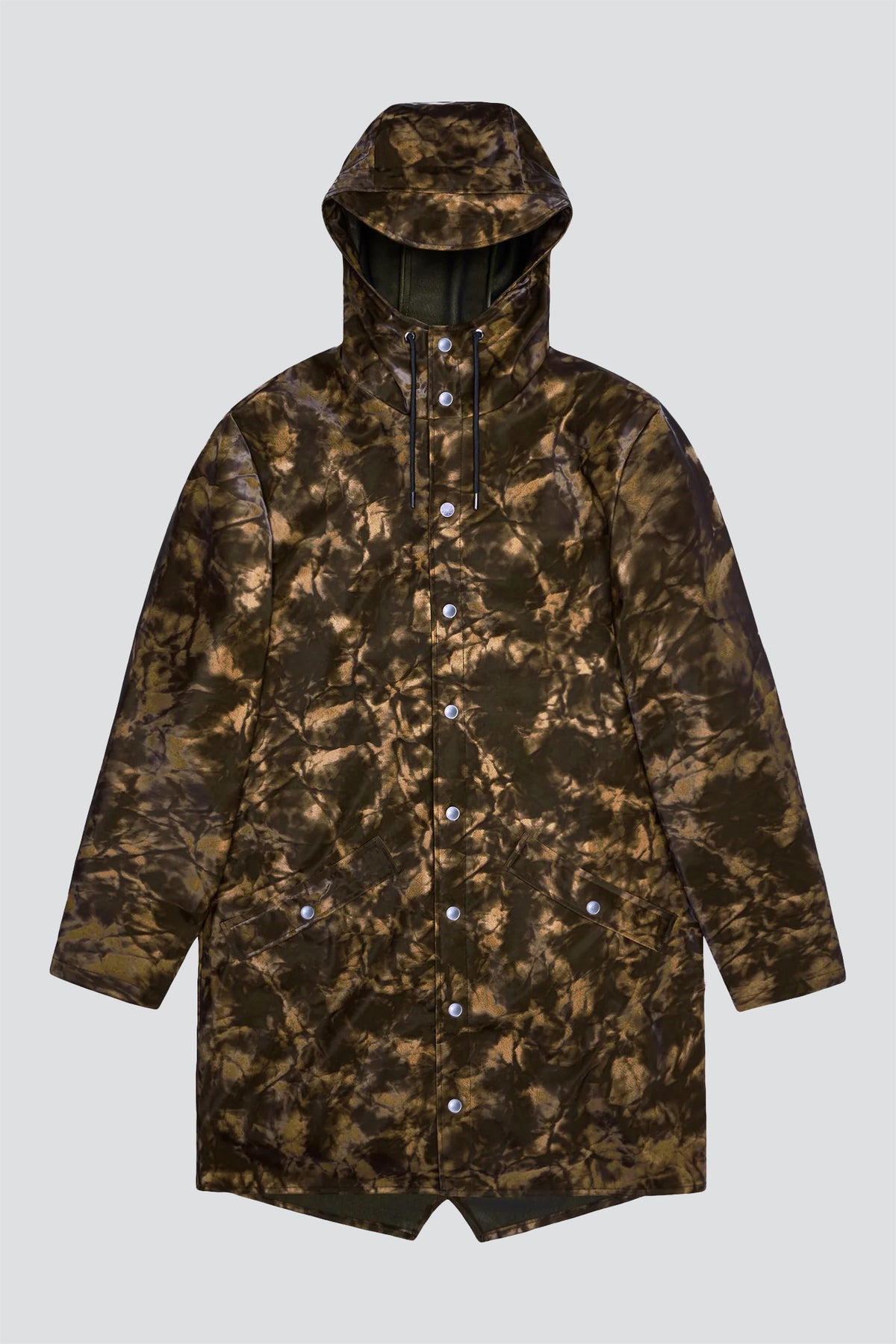 Muddy Hooded Rain Long Jacket - Rains – Assembly New York