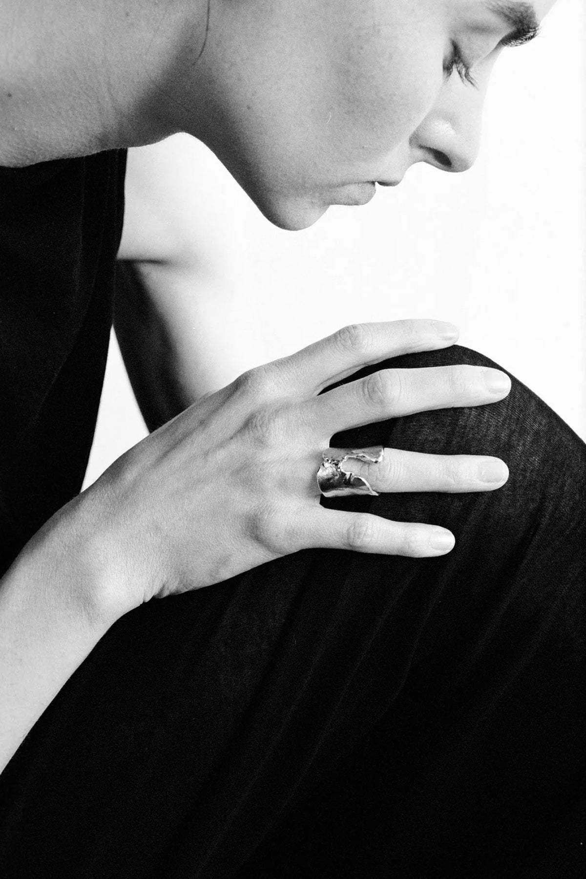 Sterling Silver Bark Ring - Aboab – Assembly New York