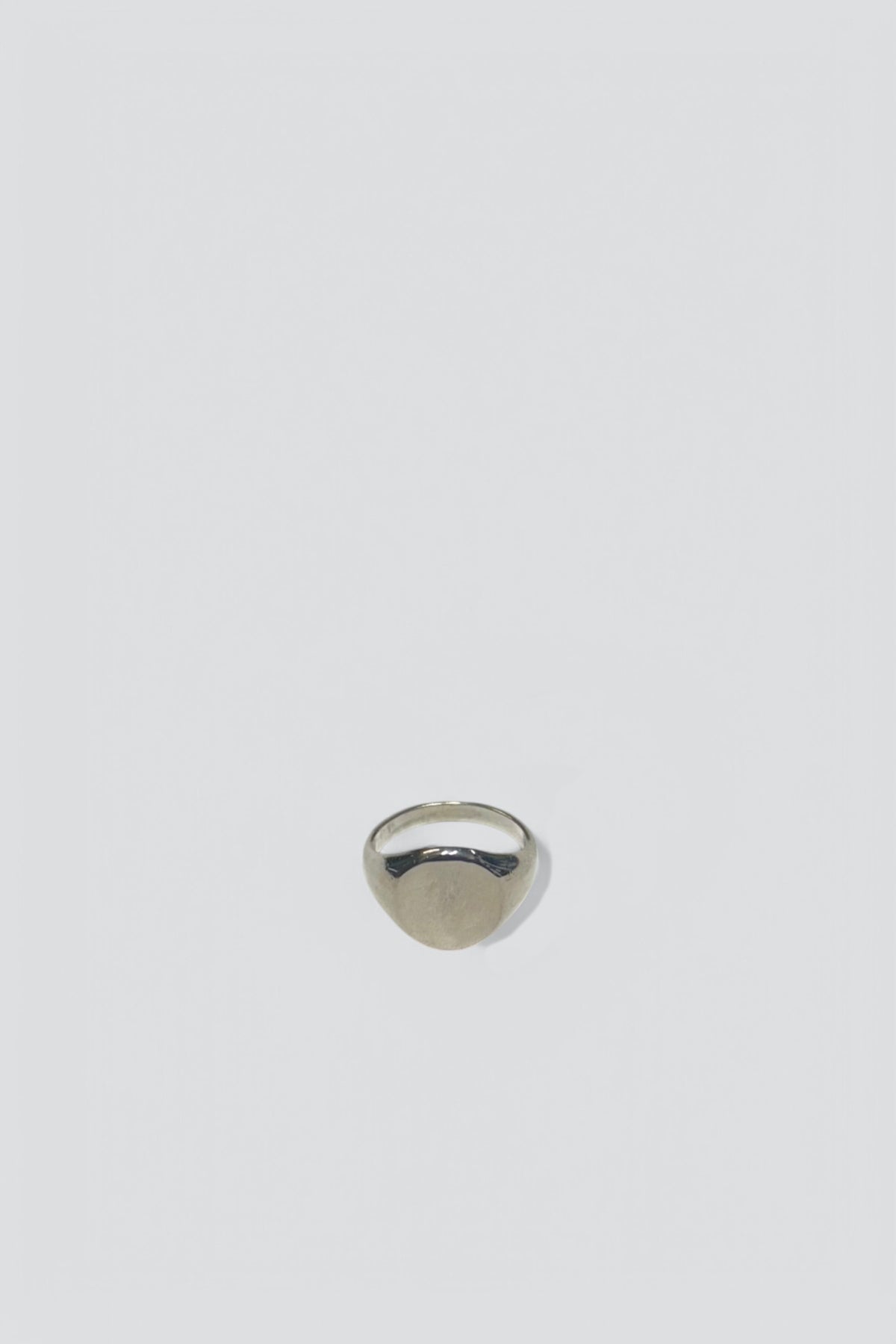 Sterling Silver Round Signet Ring - Assembly New York