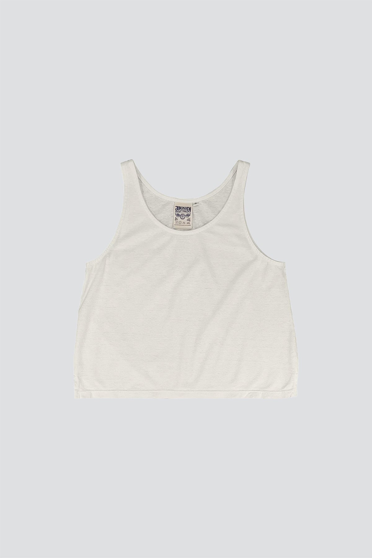 Washed White Cropped Tank - Jungmaven – Assembly New York
