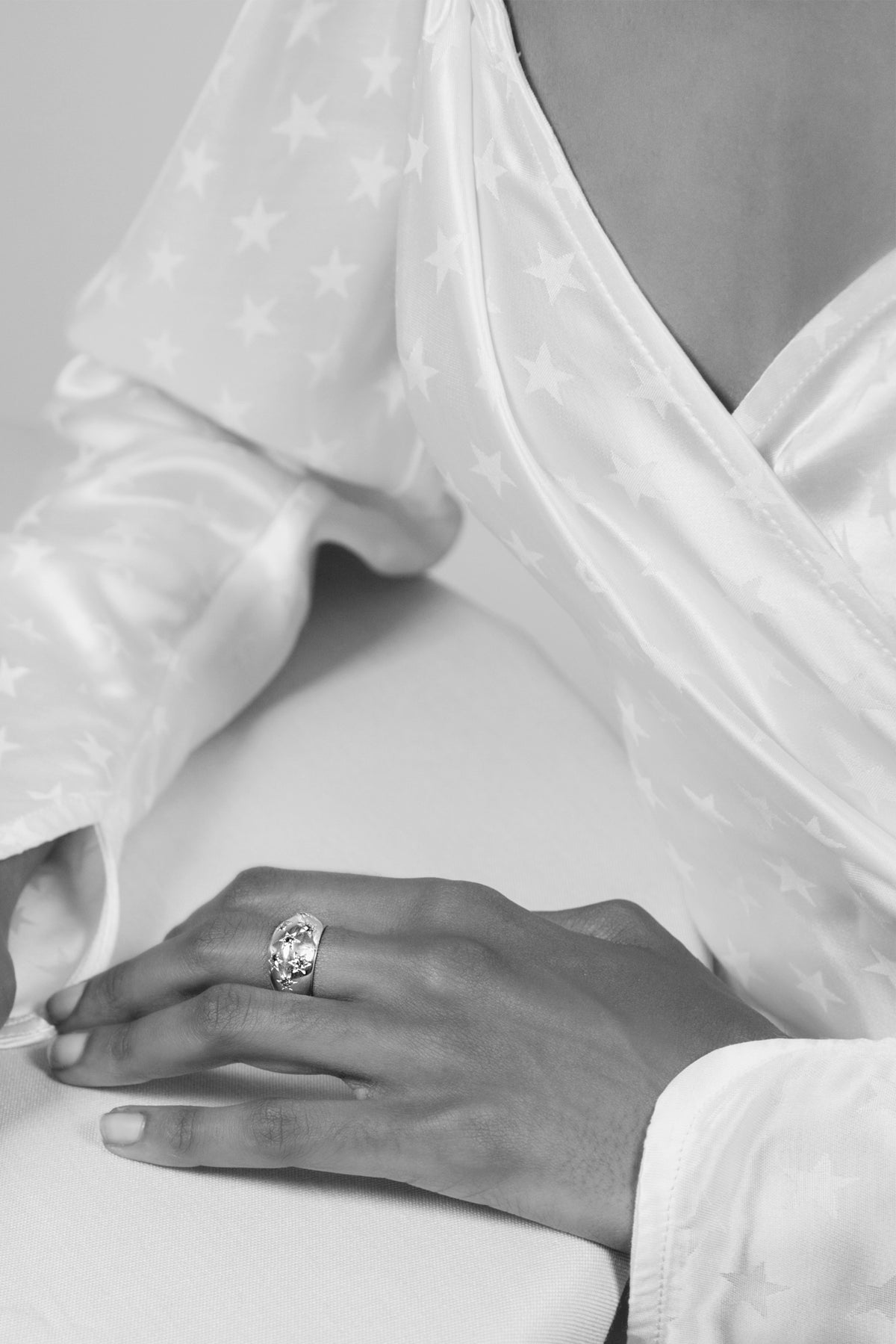 Silver Marta Pinky Ring - MM Druck – Assembly New York