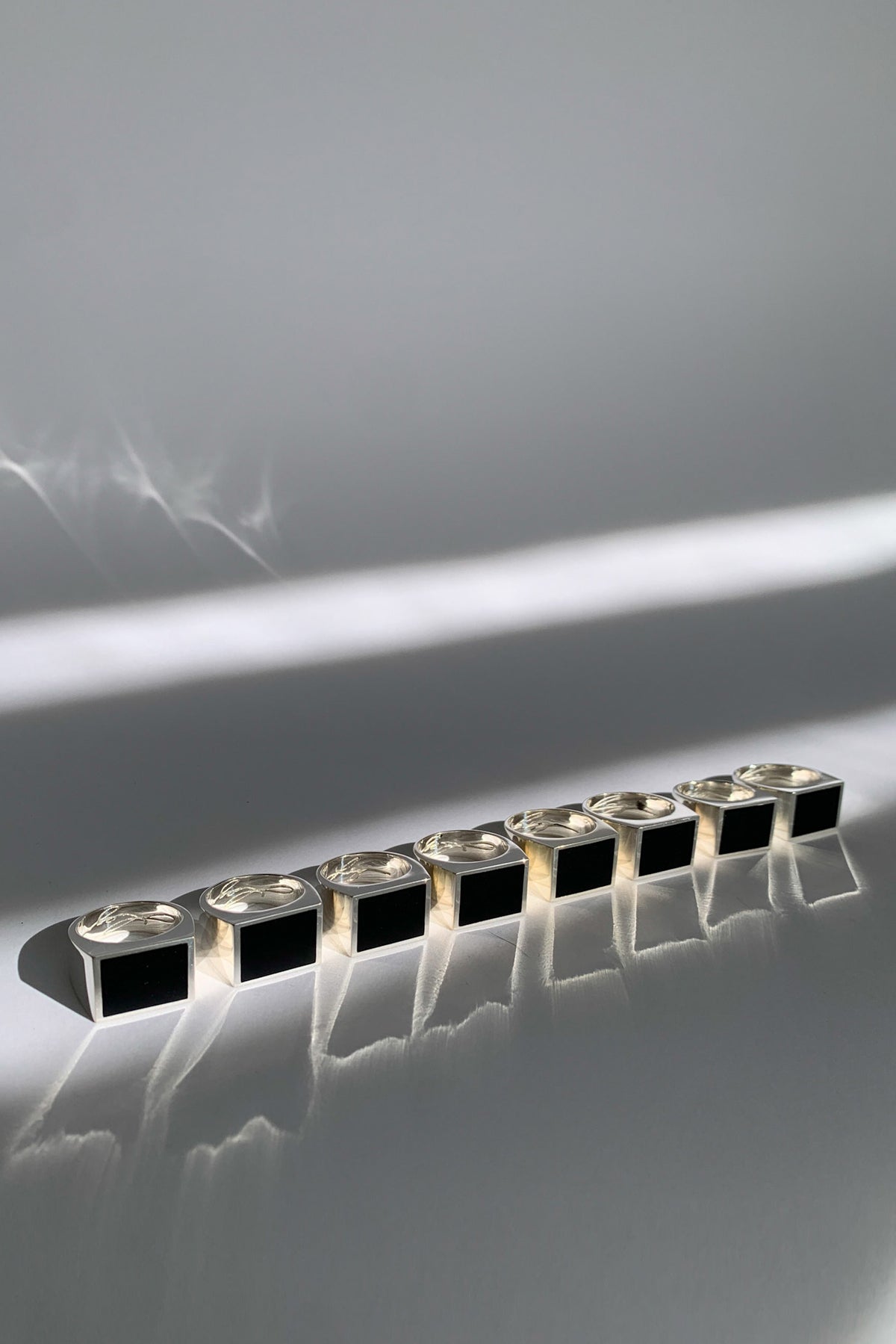 Silver Onyx Square Signet Ring - Legier – Assembly New York