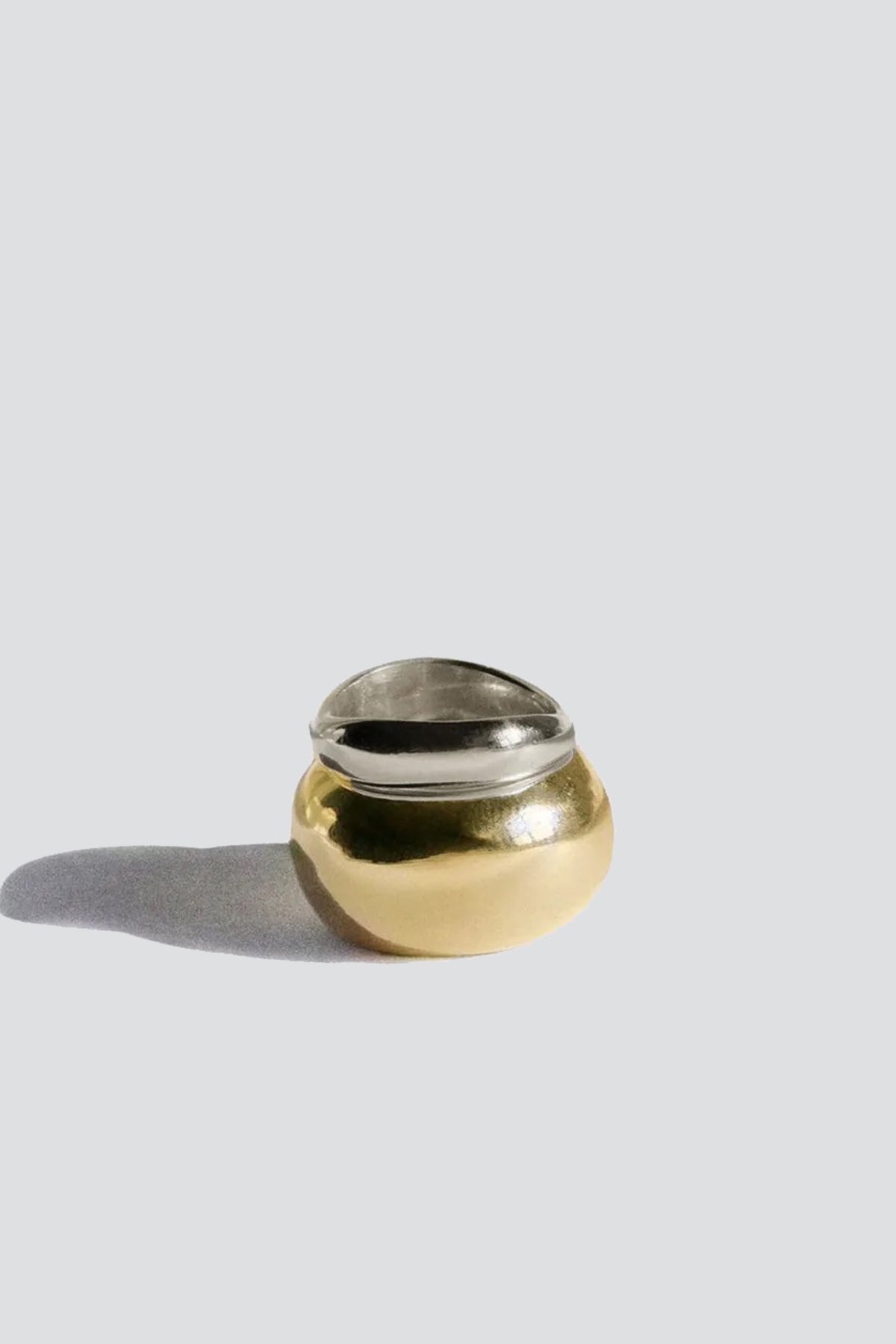 Sterling Silver/Brass Puff Ring Set - Hernàn Herdez – Assembly New York
