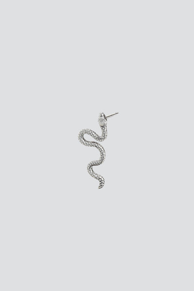 Silver Snake Earring Stud - Talon – Assembly New York