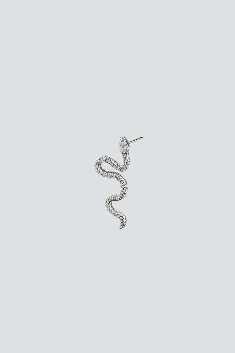 Silver Snake Earring Stud - Talon – Assembly New York