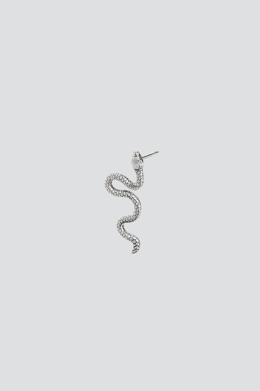 Silver Snake Earring Stud - Talon – Assembly New York